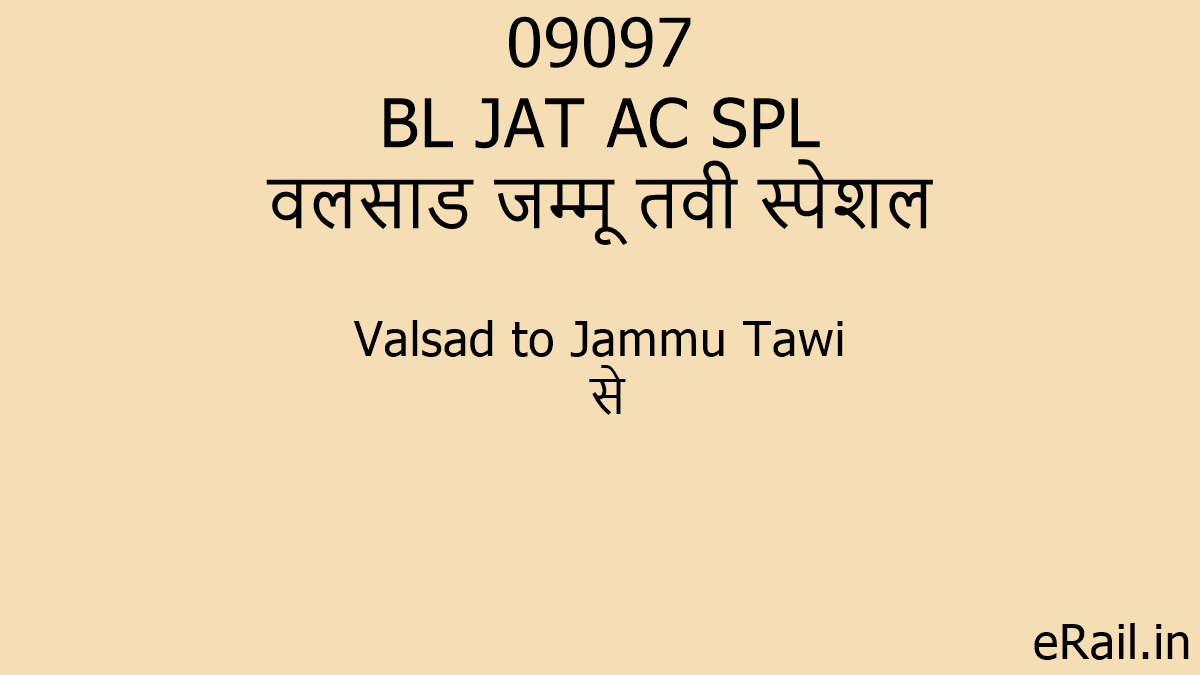 09097 BL JAT AC SPL Train Route