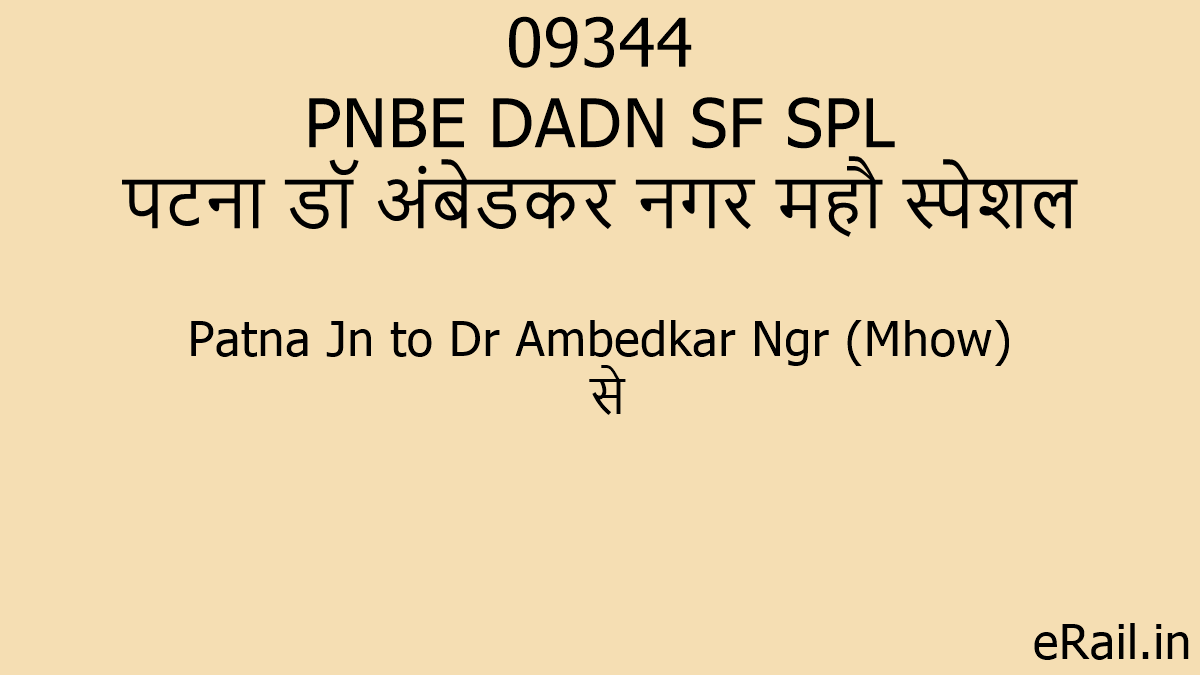 09344 PNBE DADN SF SPL Train Route