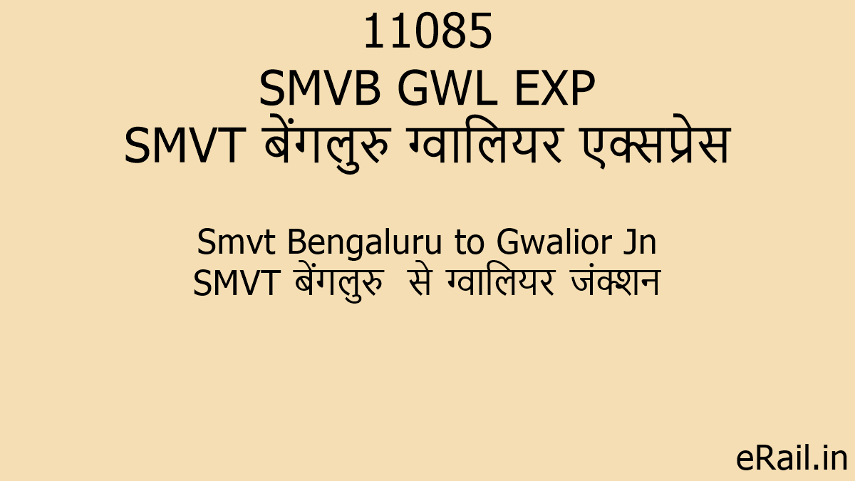 11085 SMVB GWL EXP Train Route
