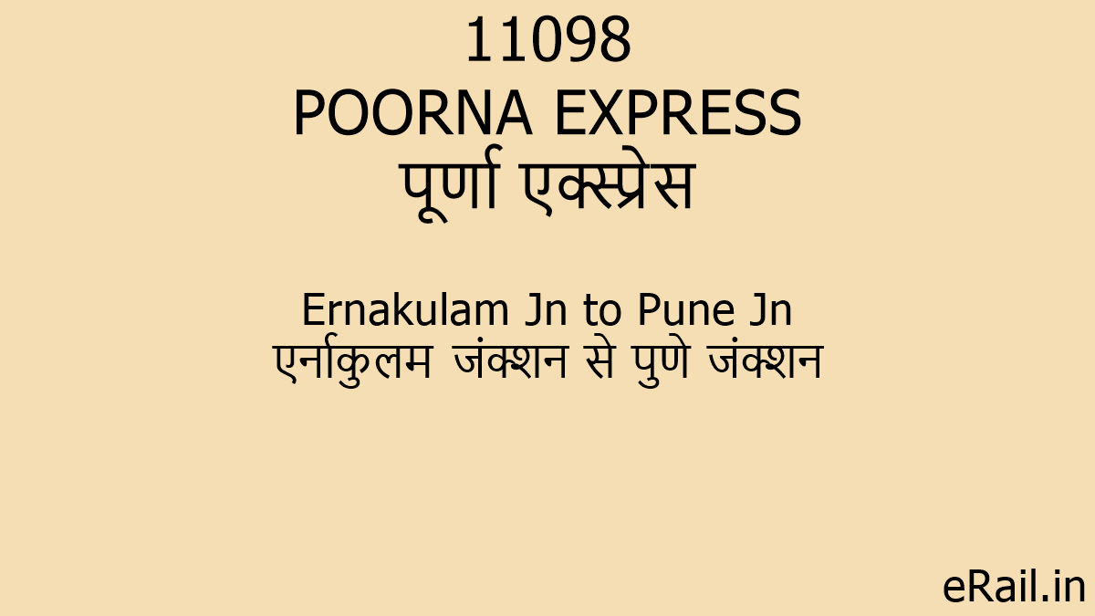 11098 POORNA EXPRESS Train Route