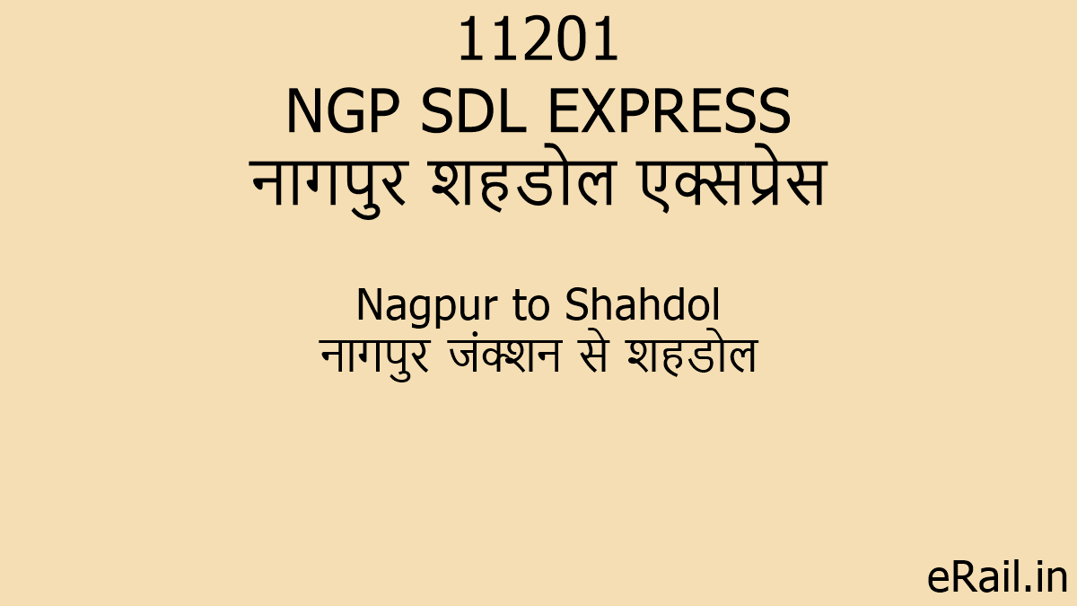 11201 NGP SDL EXPRESS Train Route