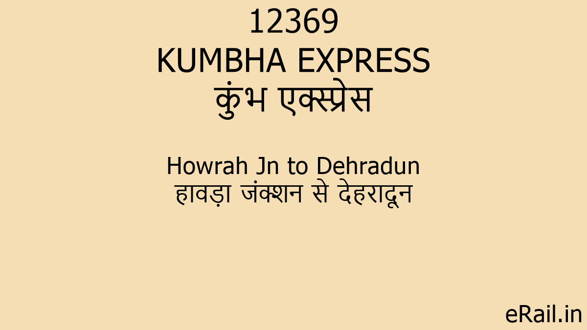 12369 KUMBHA EXPRESS Train Route
