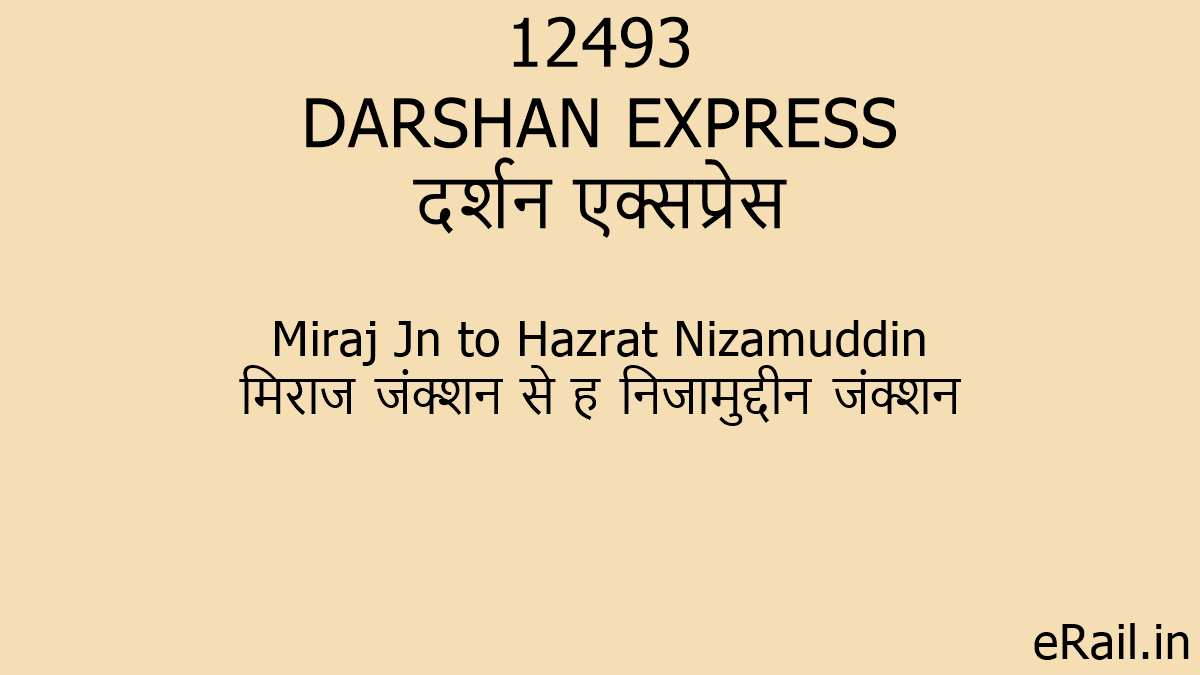 12493 DARSHAN EXPRESS Train Route 12493 DARSHAN EXPRESS Train Route