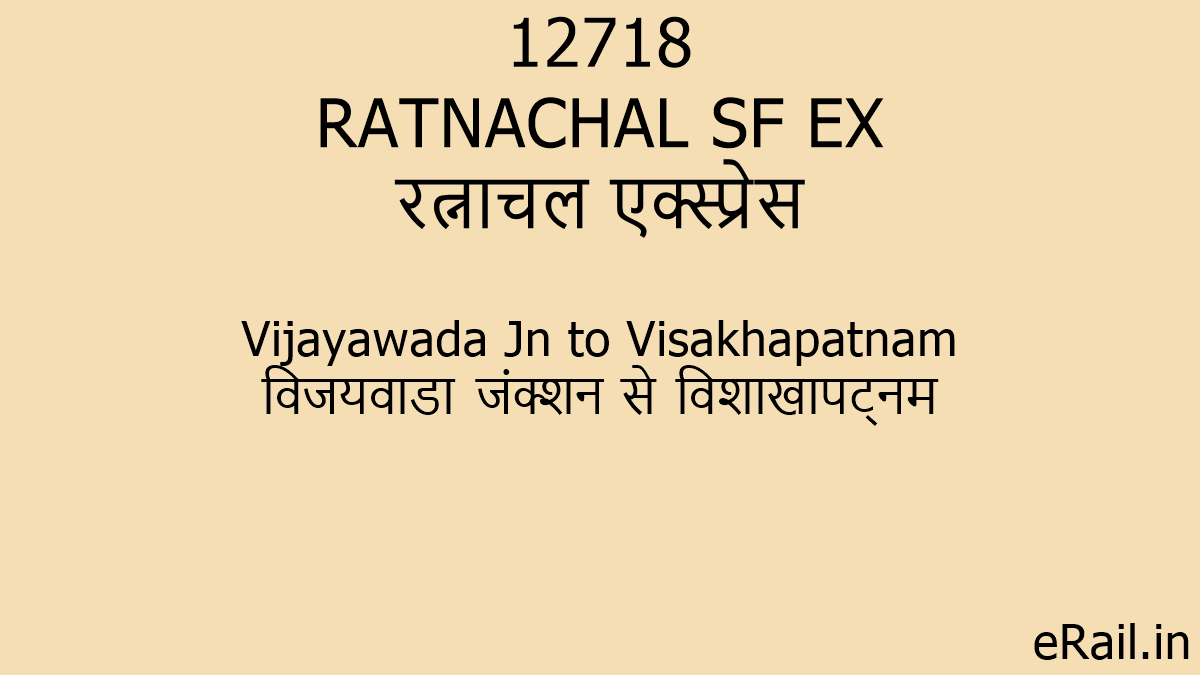 12718 RATNACHAL SF EX Train Route