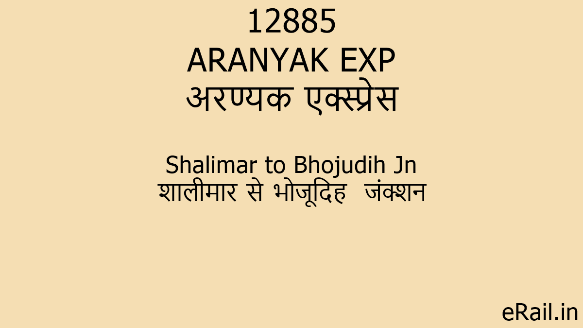 12885 ARANYAK EXP Train Route