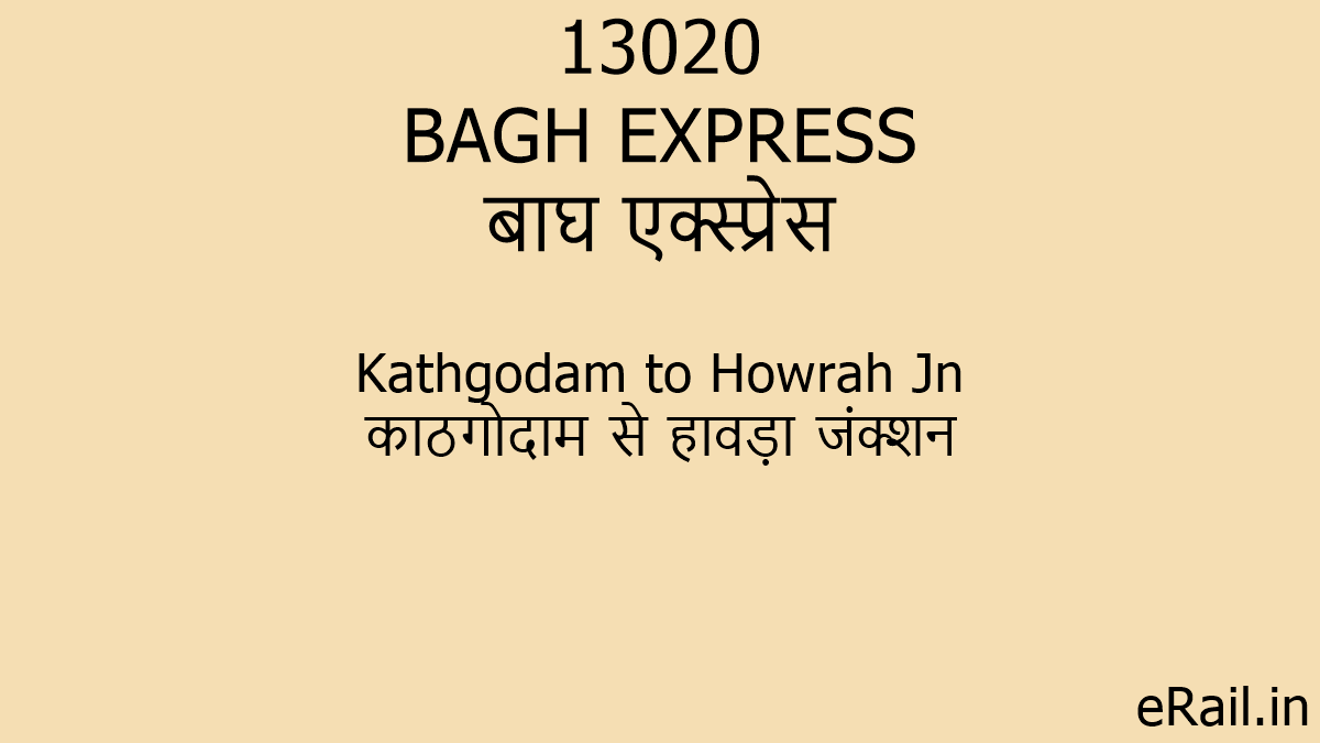 13020 BAGH EXPRESS Train Route