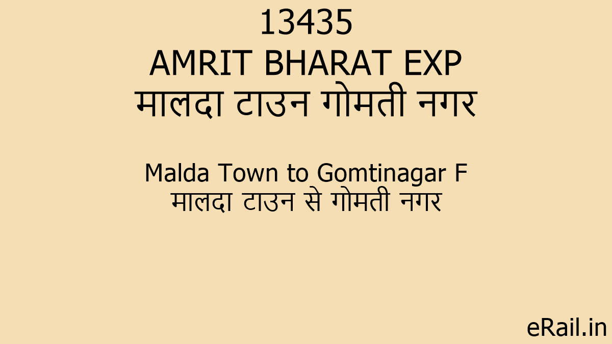13435 AMRIT BHARAT EXP Train Route