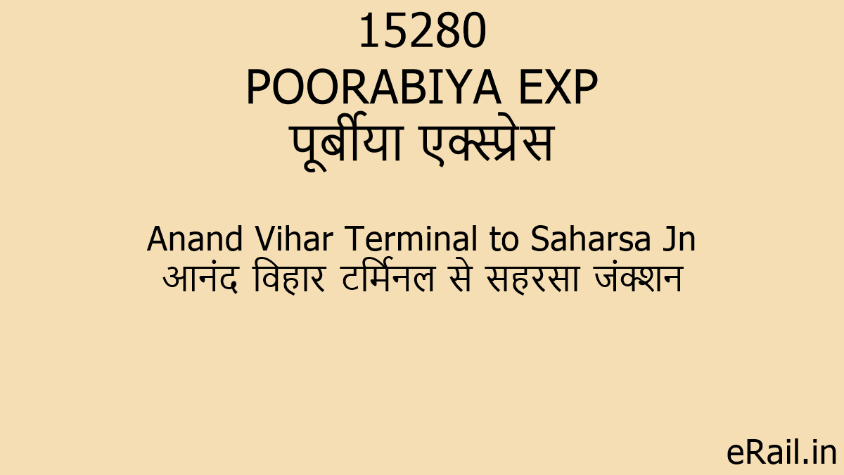15280 POORABIYA EXP Train Route