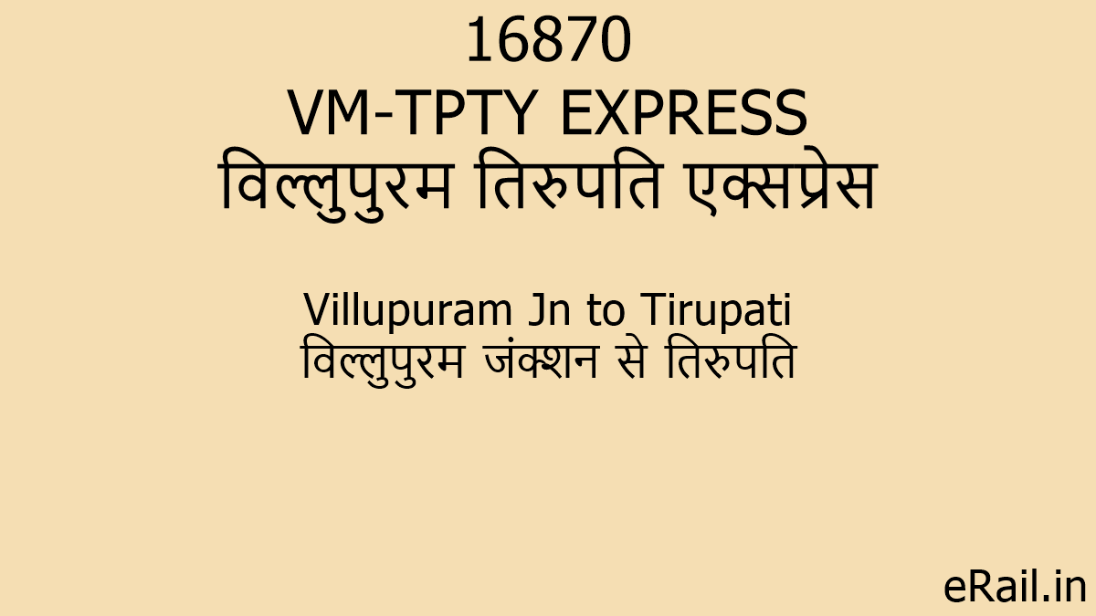 16870 VM-TPTY EXPRESS Train Route