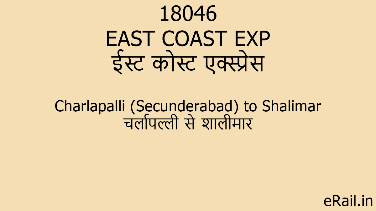 18046 EAST COAST EXP Train Route