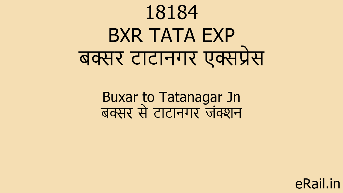 18184 BXR TATA EXP Train Route