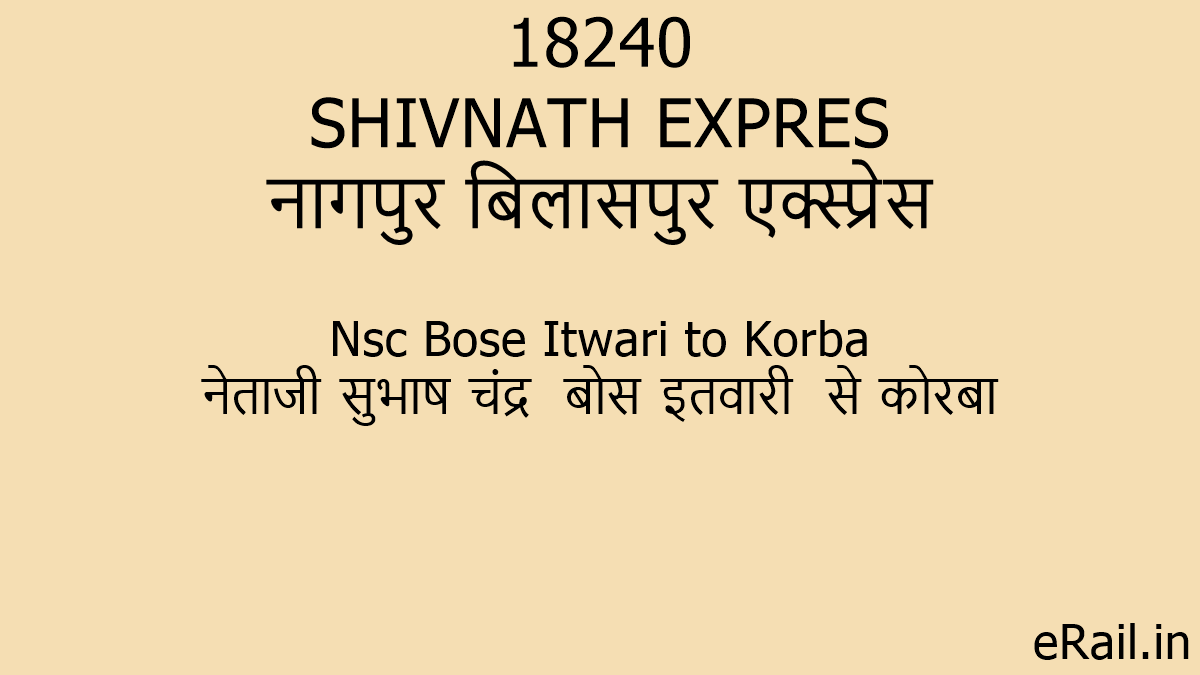 18240 SHIVNATH EXPRES Train Route