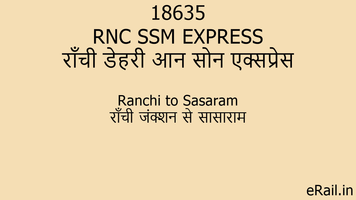 18635 RNC SSM EXPRESS Train Route