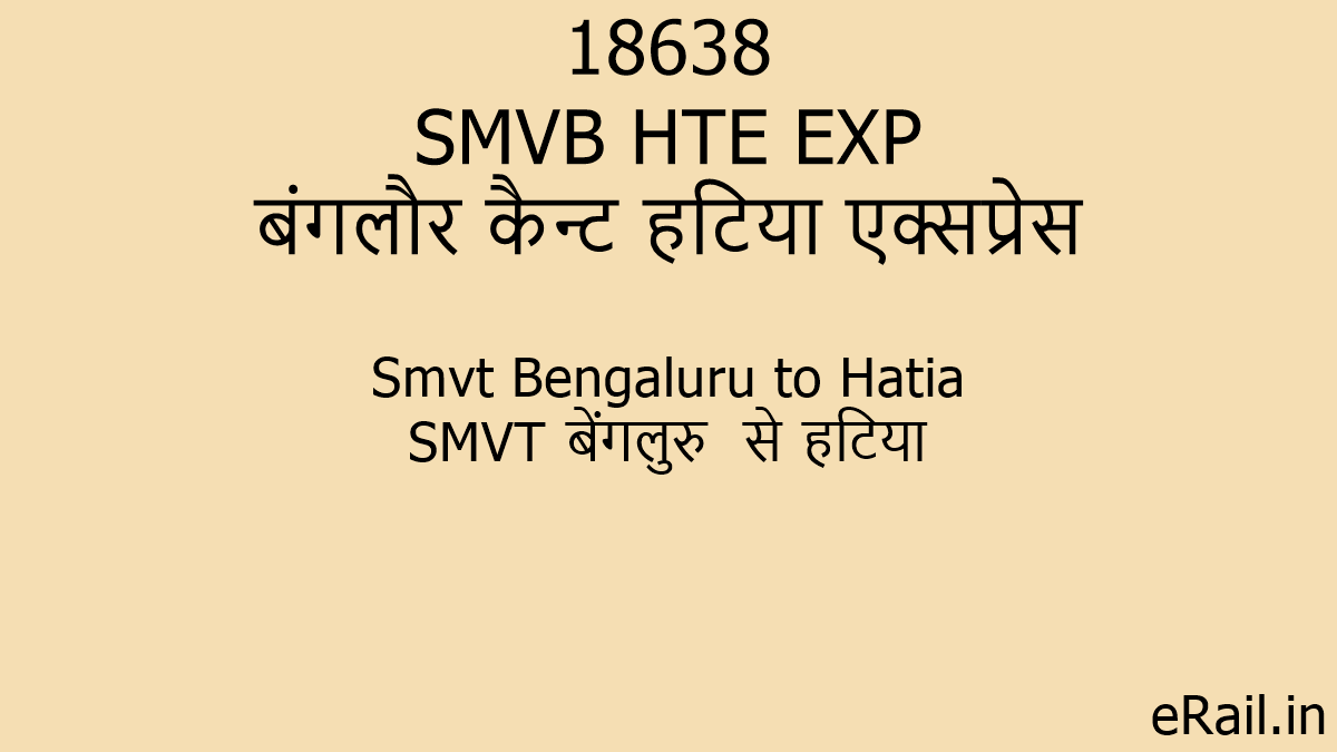 18638 SMVB HTE EXP Train Route