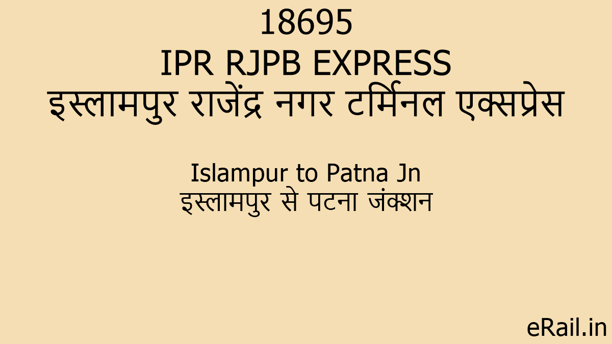 18695 IPR RJPB EXPRESS Train Route
