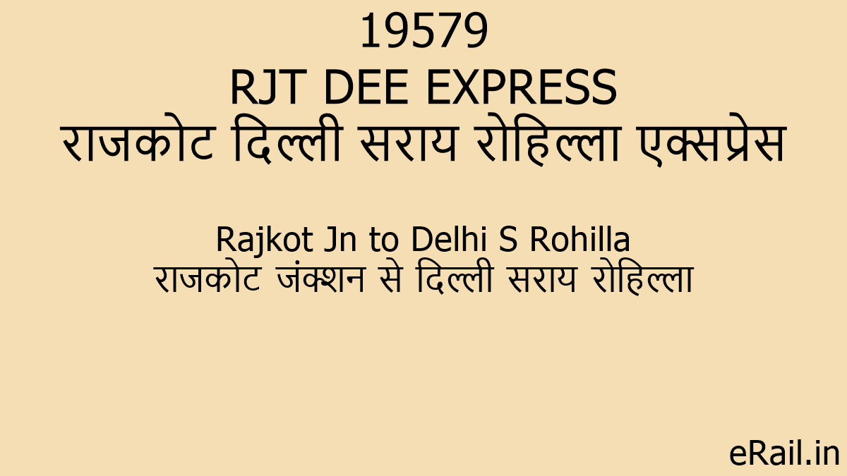 19579 RJT DEE EXPRESS Train Route