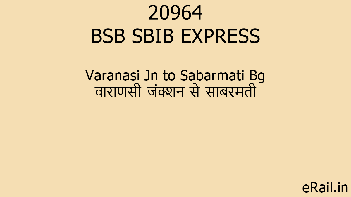 20964 BSB SBIB EXPRESS Train Route