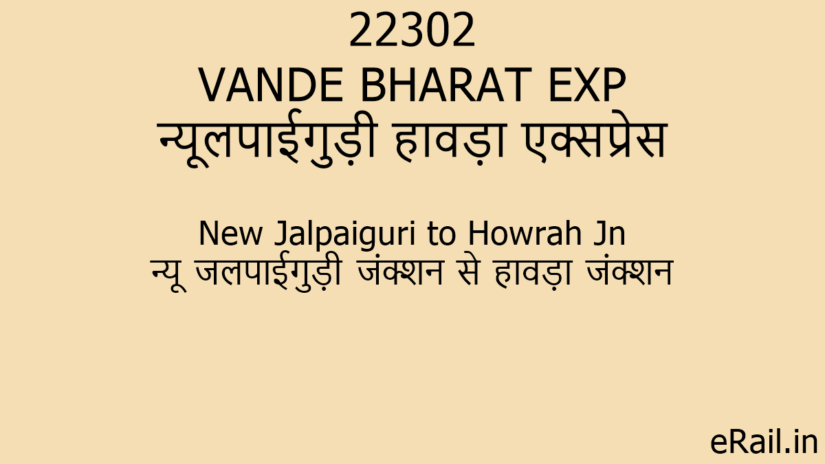 22302 VANDE BHARAT EXP Train Route