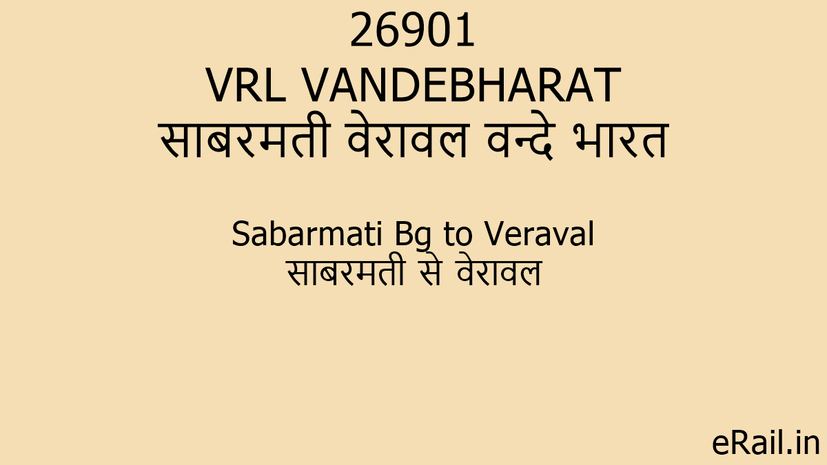 26901 VRL VANDEBHARAT Train Route
